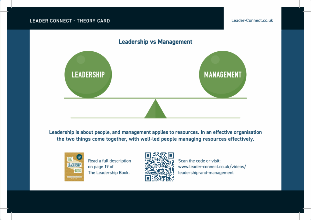 Leadership vs Management - Leader Connect